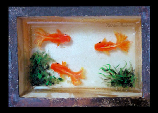 Resin Fish Four - Acrylic on Resin, in Acrylic on Resin Gallery